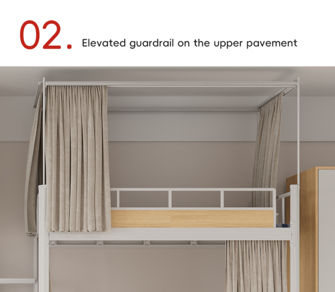 Modern Furniture Student Bunk Bed School Dormitory Bunk With Desk ...