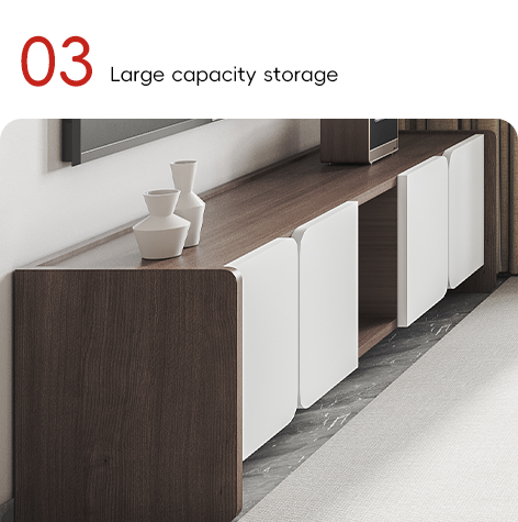 Simple and practical TV cabinet for easy installation Support customization