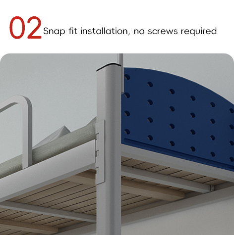 Support customization Stylish and Functional Dormitory Bunk Bed for ...
