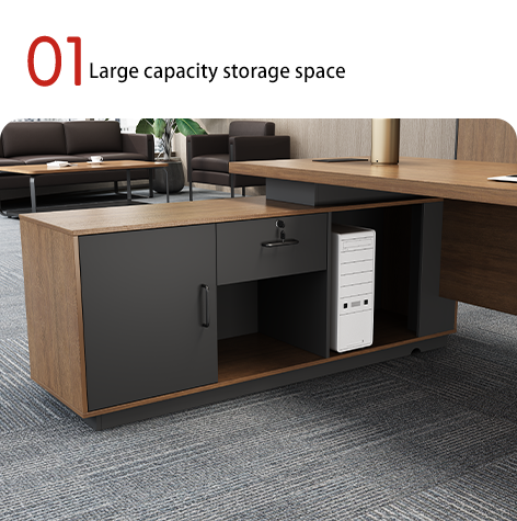 Support customization Myidea Office Boss Desk Modern Simple Furniture ...