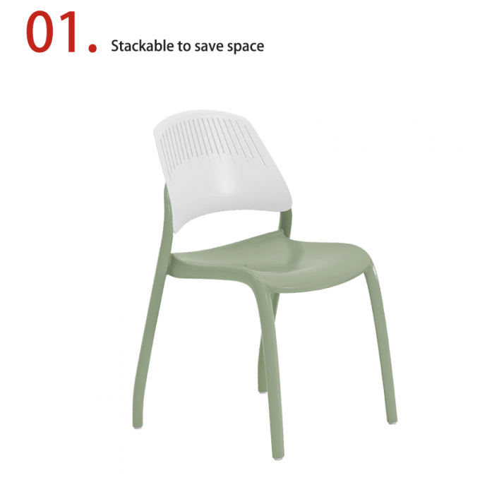 Detachable Thick Plastic Backrest Chair Multiple Colors Available For ...