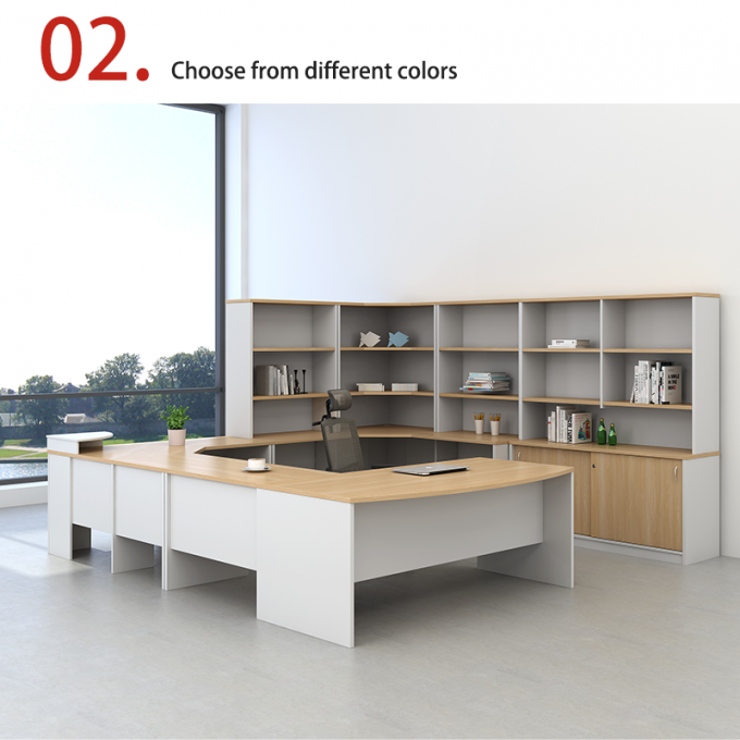 Customization Classic Executive Desk Cabinets Drawers and Data Storage ...