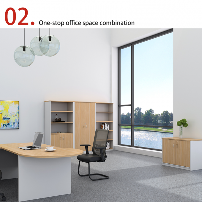 Modern Office Storage Solution Wooden Filing Cabinet for Documents and ...