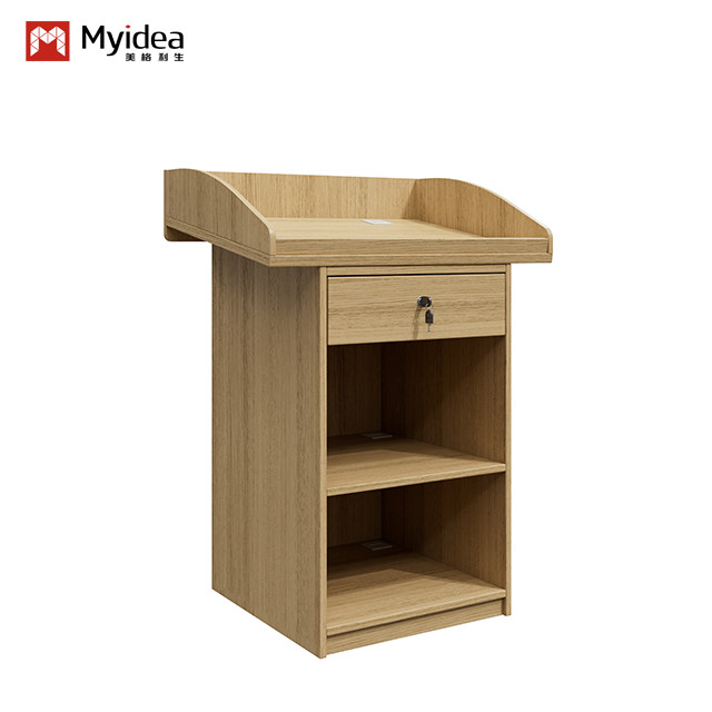 Modern Wood Panel Podium for Commercial Meeting Rooms Classrooms ...
